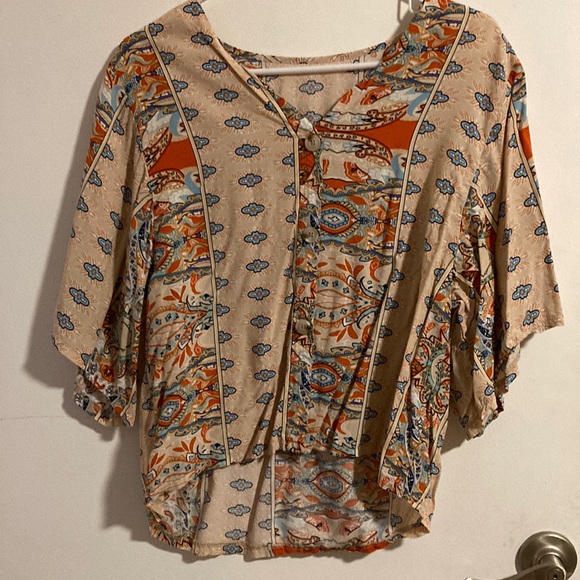 Tops | 31 Button Up Bat Wing Top | Poshmark